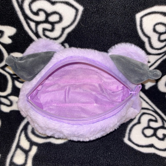 Sanrio | Accessories | Kuromi Fuzzy Pouch | Poshmark